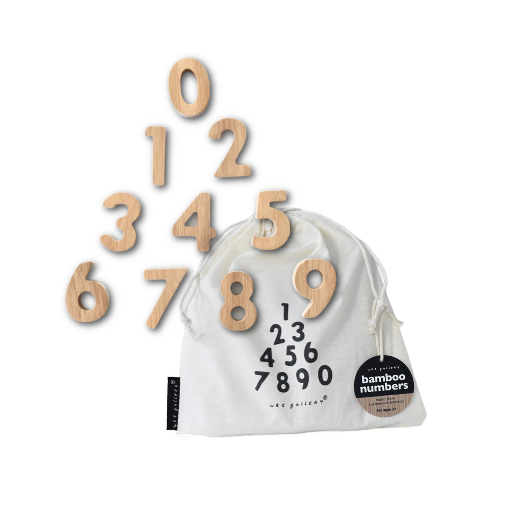 Wee Gallery Wooden Numbers on Design Life Kids