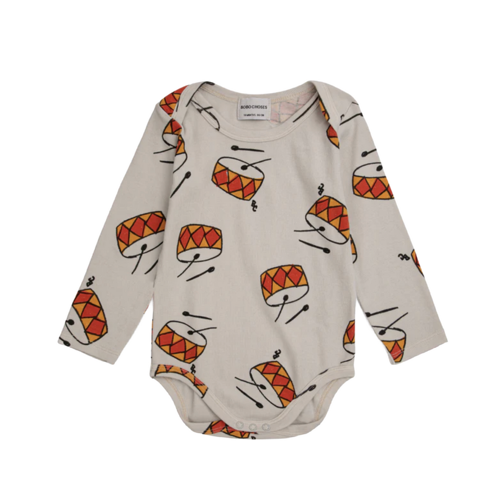 Bobo Choses Baby Play the Drum Bodysuit on DLK – Design Life Kids