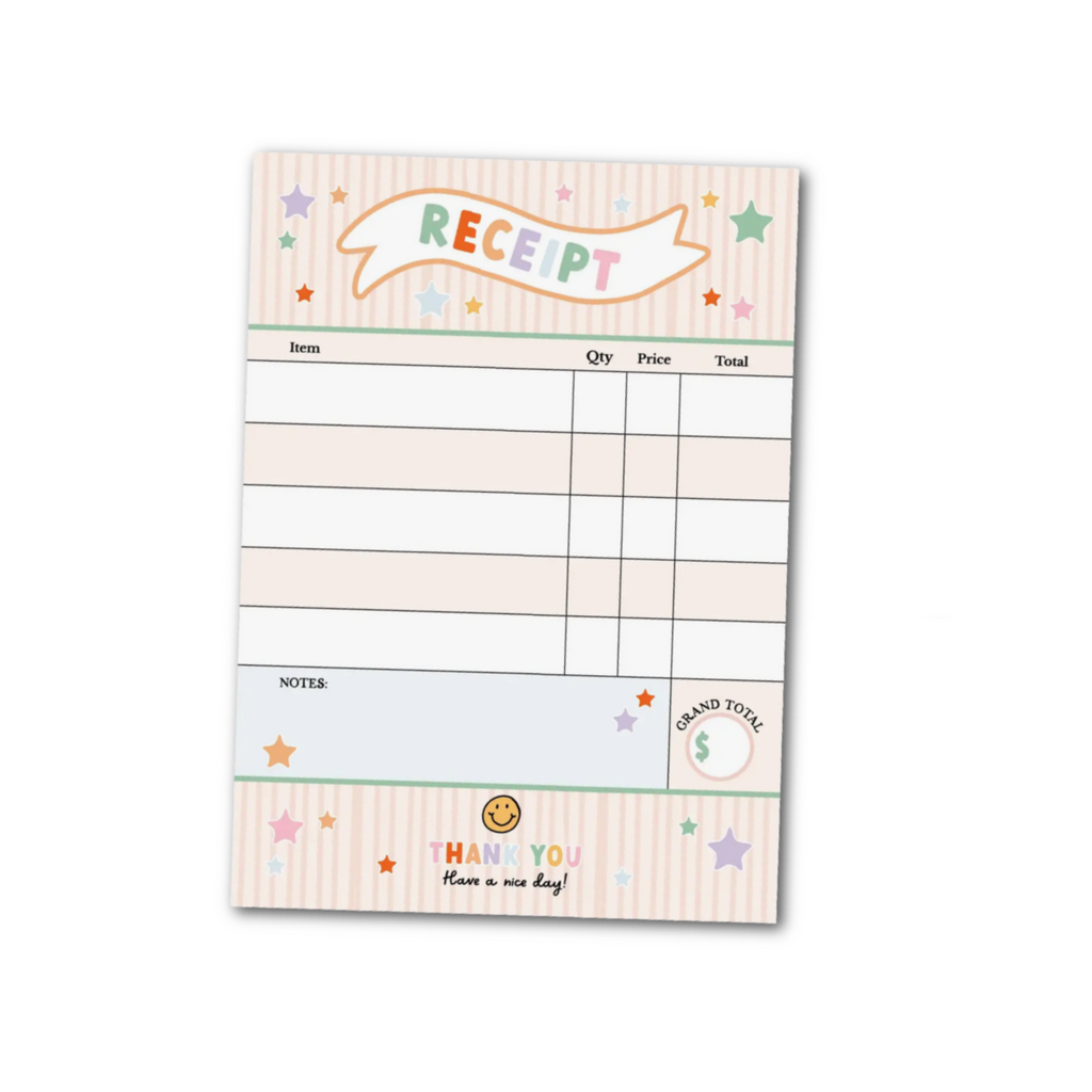 Magic Playbook Pretend Play Receipt Notepad on DLK – Design Life Kids