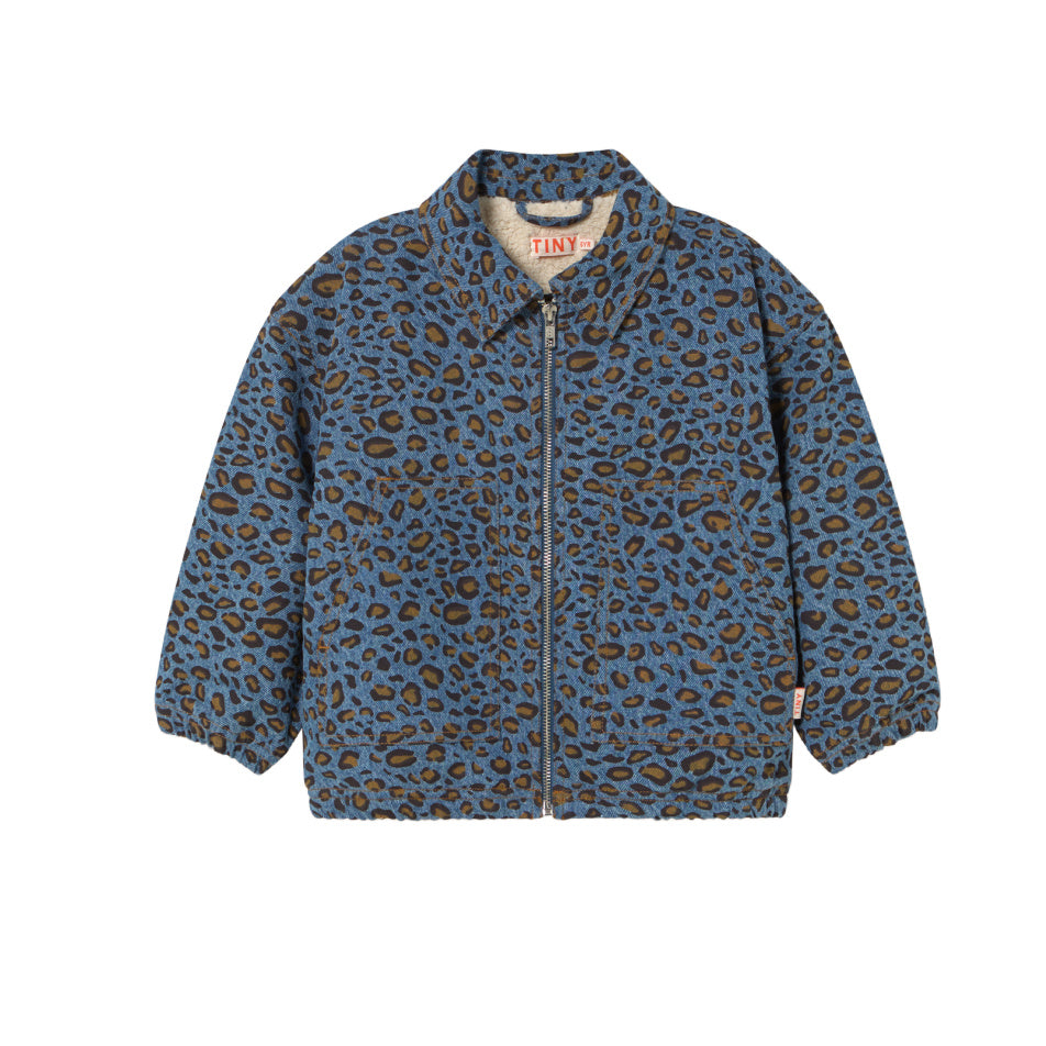Tinycottons Kids Animal Print Denim Jacket at DLK – Design Life Kids