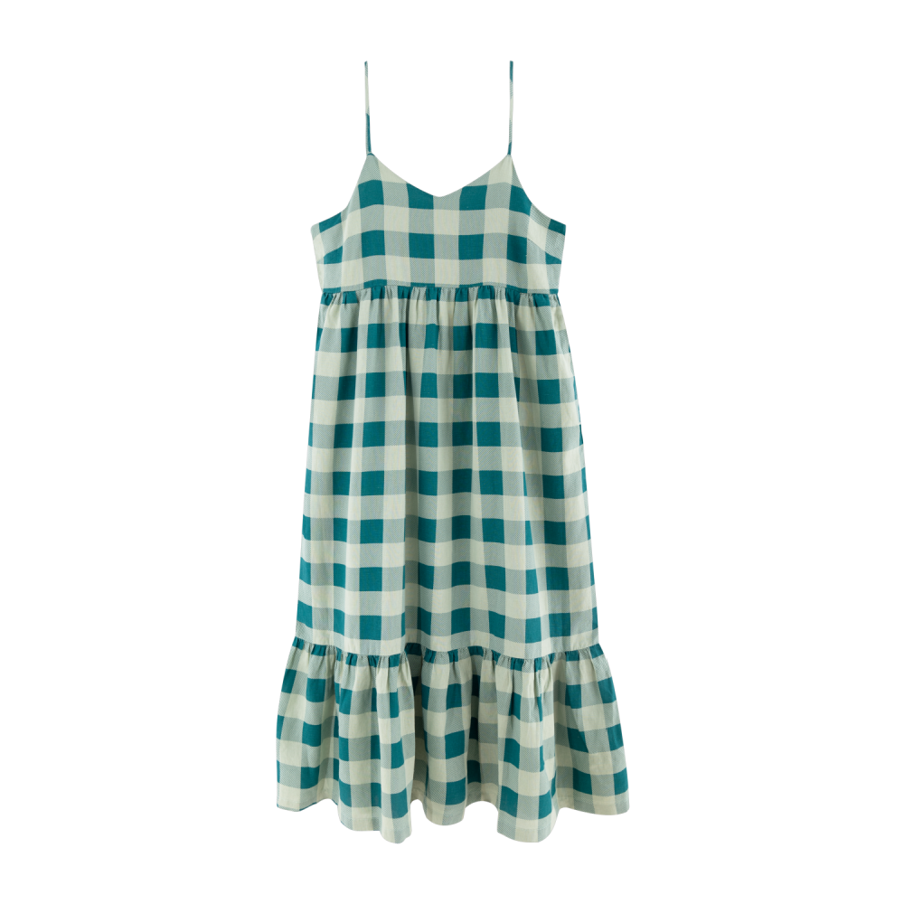 Womens Tiny Big Sister Big Check Dress by Tinycottons on DLK – Design Life Kids