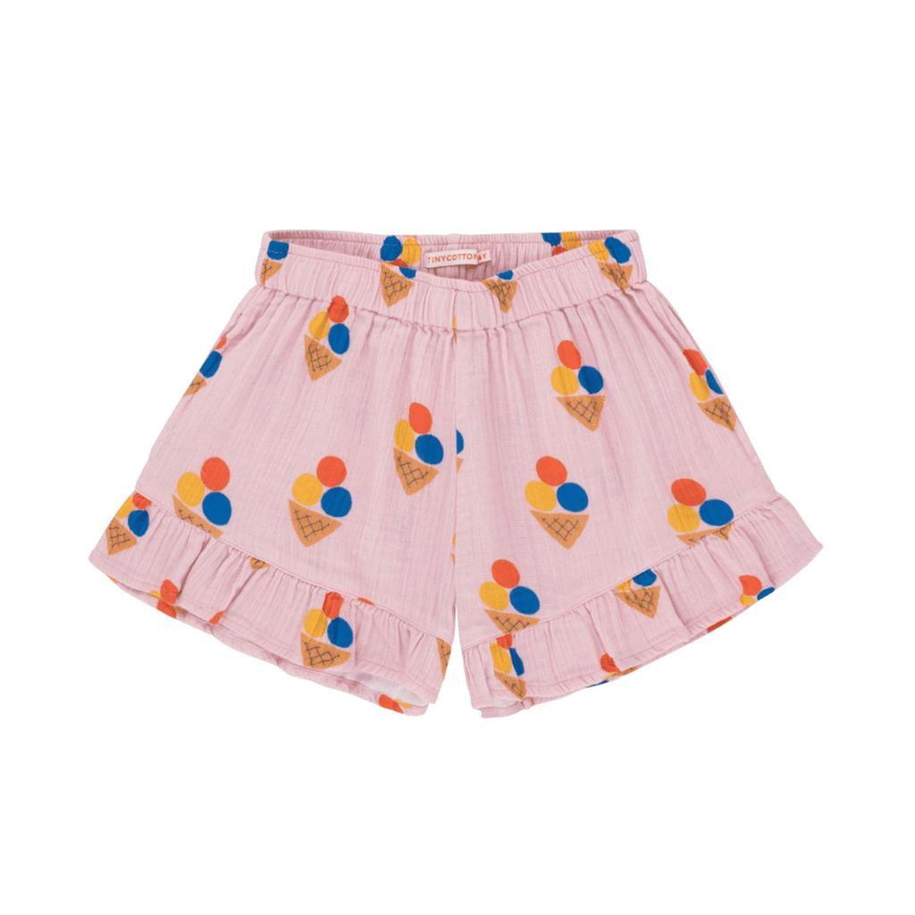 Tinycottons Ice Cream Frills Short for kids on DLK. Shop the collection. – Design Life Kids