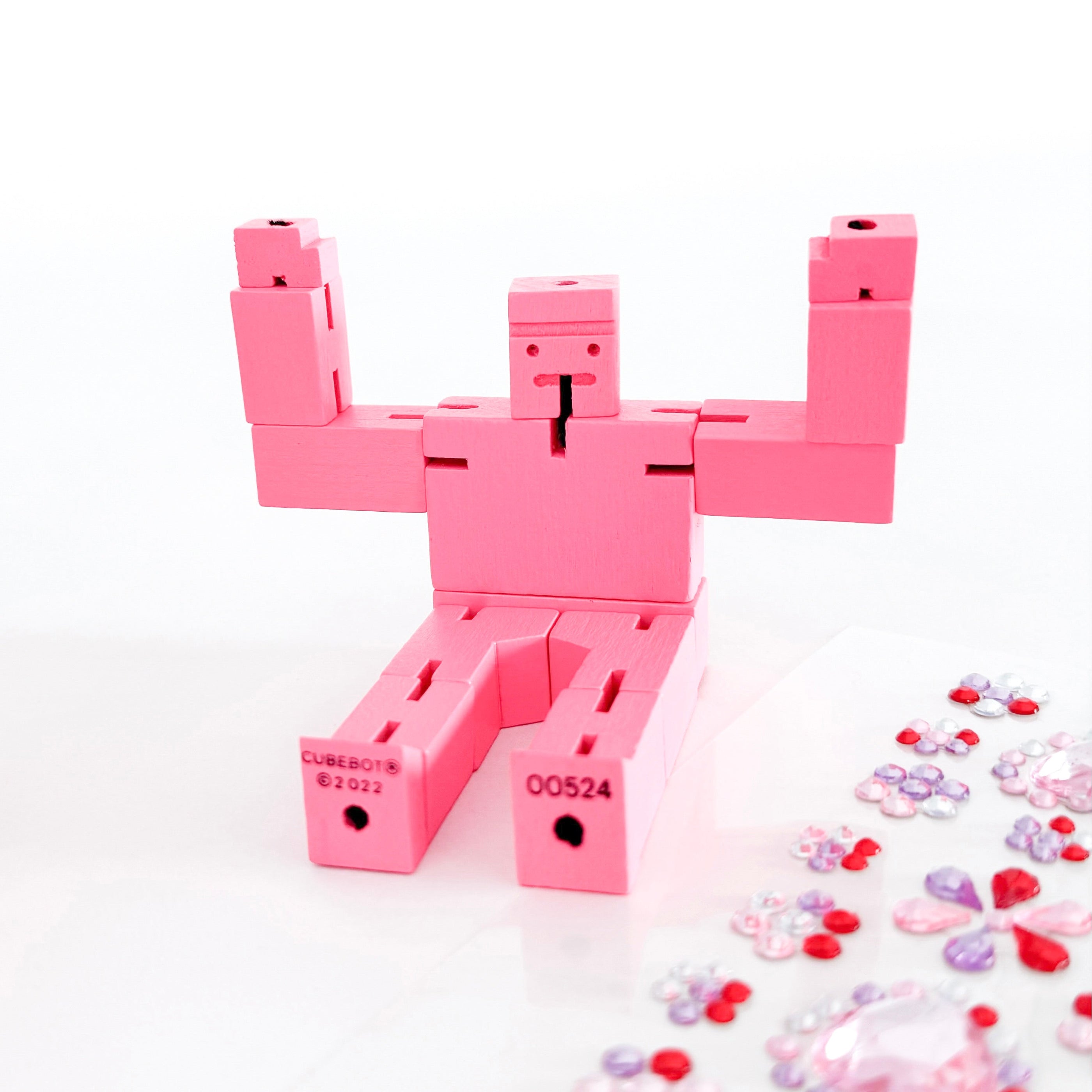 Wooden Cubebot on Design Life Kids and Fidget toys