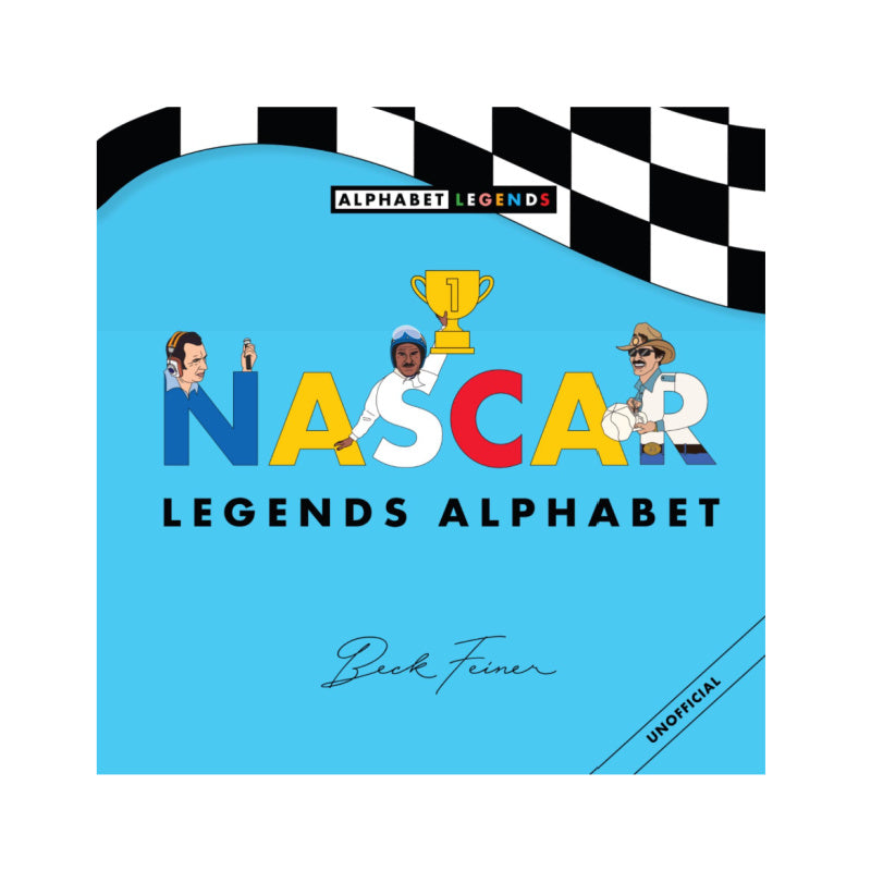 Alphabet Legends Book - Nascar at DLK – Design Life Kids