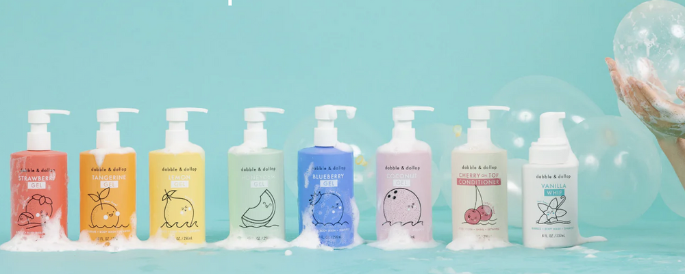 Dabble & Dollop Mixable Bath Products For Kids on DLK – Design Life Kids
