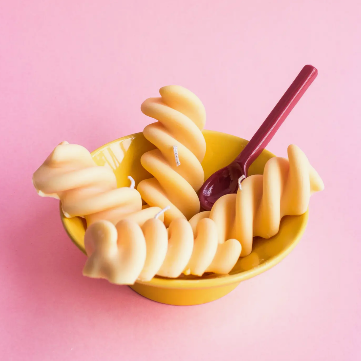 Fusilli Pasta Shaped Candle on DLK – Design Life Kids