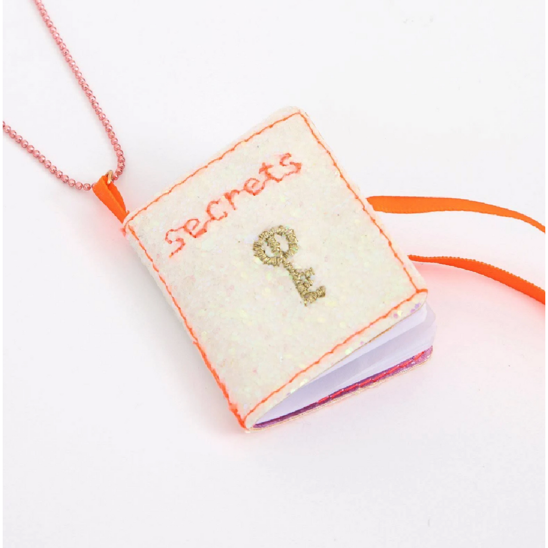 Secrets Book Necklace for kids on DLK – Design Life Kids