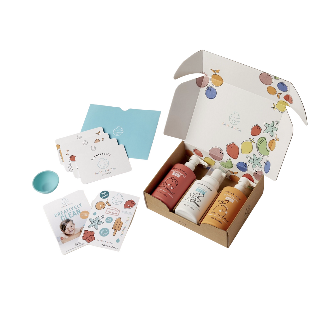 Dabble & Dollop Mixable Bath Products For Kids on DLK – Design Life Kids