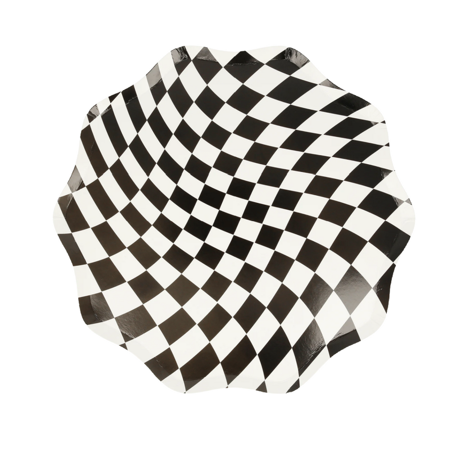 Checker Dinner Party Plates – Design Life Kids