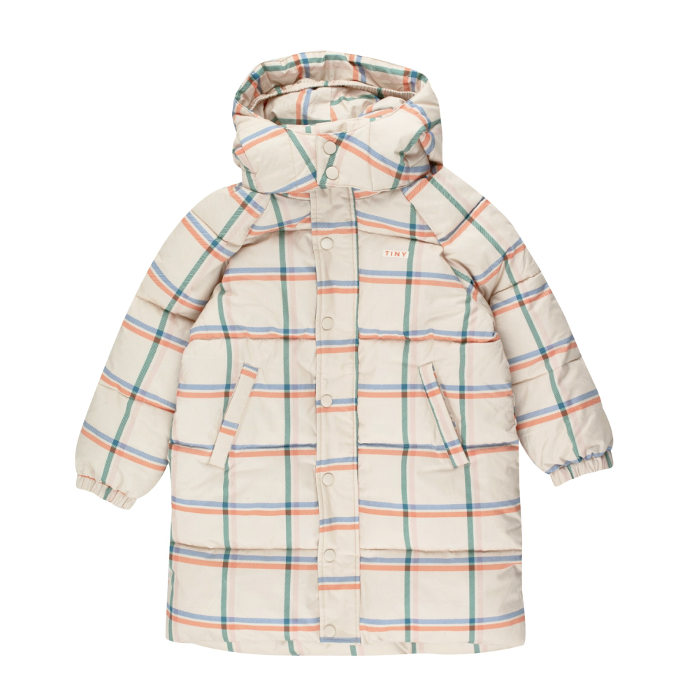 Tinycottons Check Padded Winter Jacket for kids on DLK – Design Life Kids