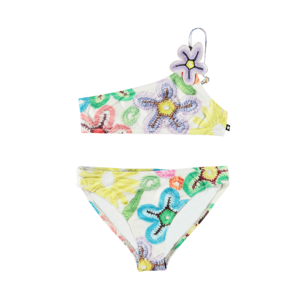 Molo Girls Naja Flower Bathing Suit Bikini on DLK – Design Life Kids