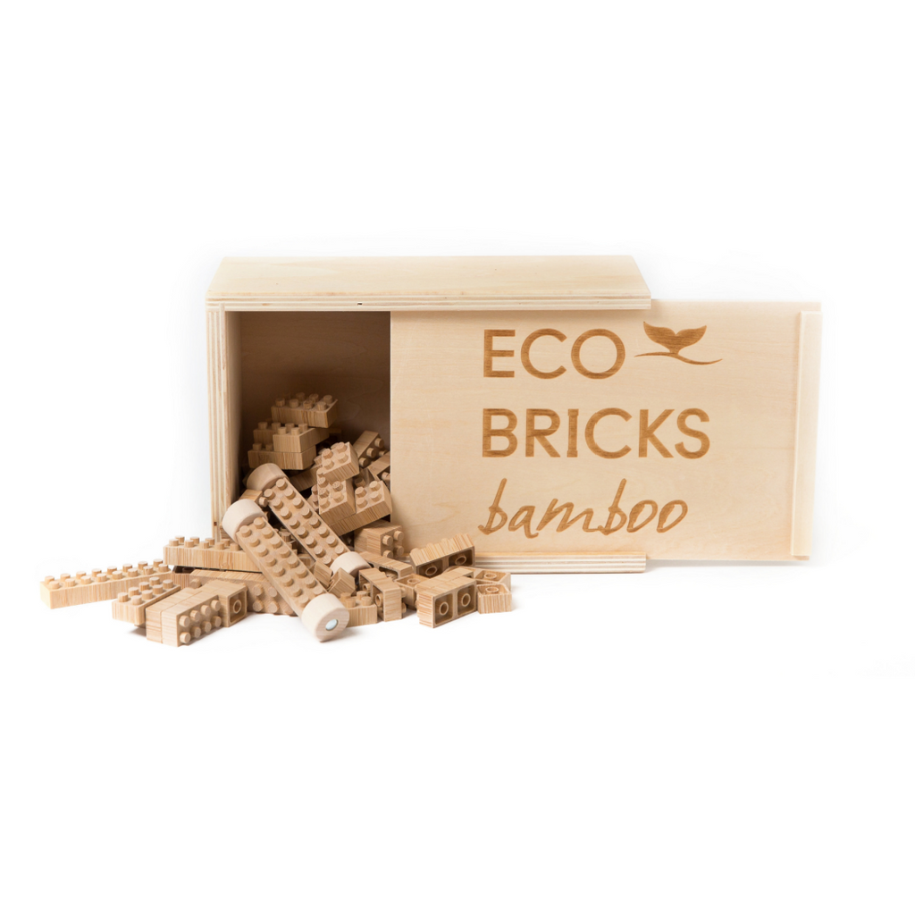Bamboo Eco-Bricks Wooden Legos on DLK – Design Life Kids