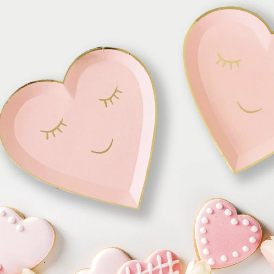 Heart Shaped Party Plates on DLK – Design Life Kids