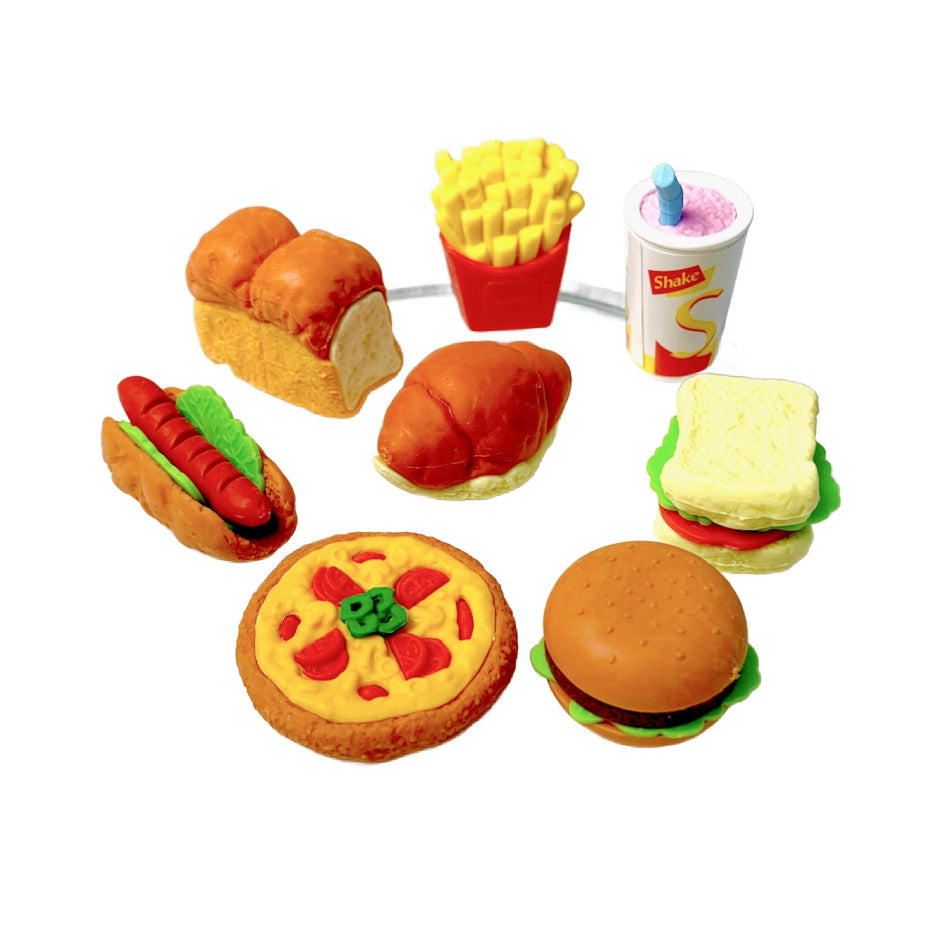 Japanese Iwako Fast Food Erasers – Design Life Kids