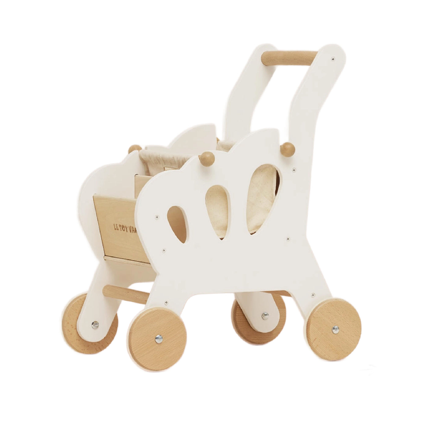 Le Toy Van Wooden Shopping Cart at Design Life Kids