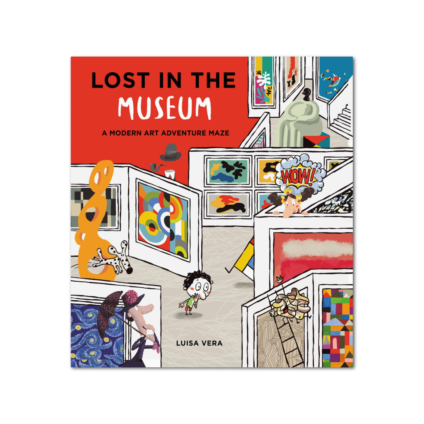 A Modern Art Adventure Maze Book at DLK – Design Life Kids