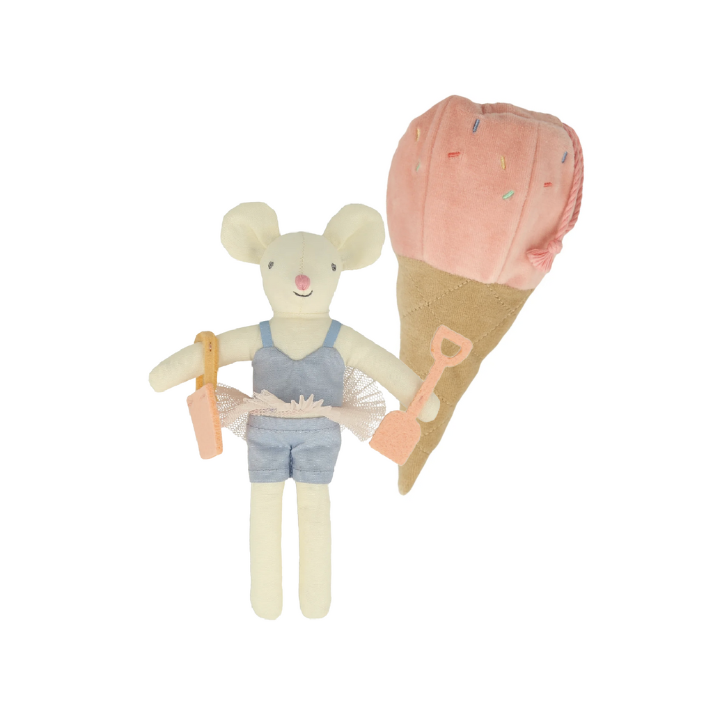 Meri Meri Ice Cream Mouse MIni Doll Set on DLK – Design Life Kids