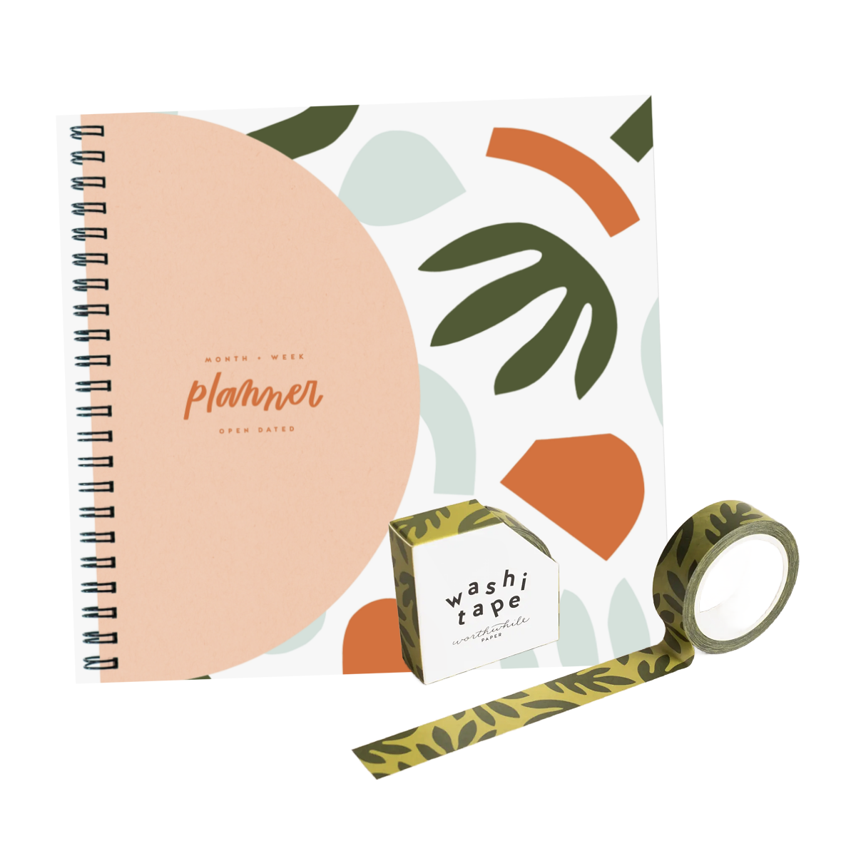 The Shapes Open Planner Set – Design Life Kids