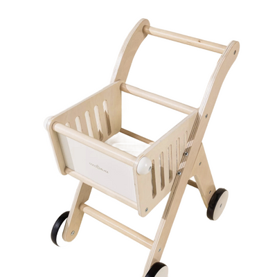 Wooden Toy Shopping Cart on Design Life Kids