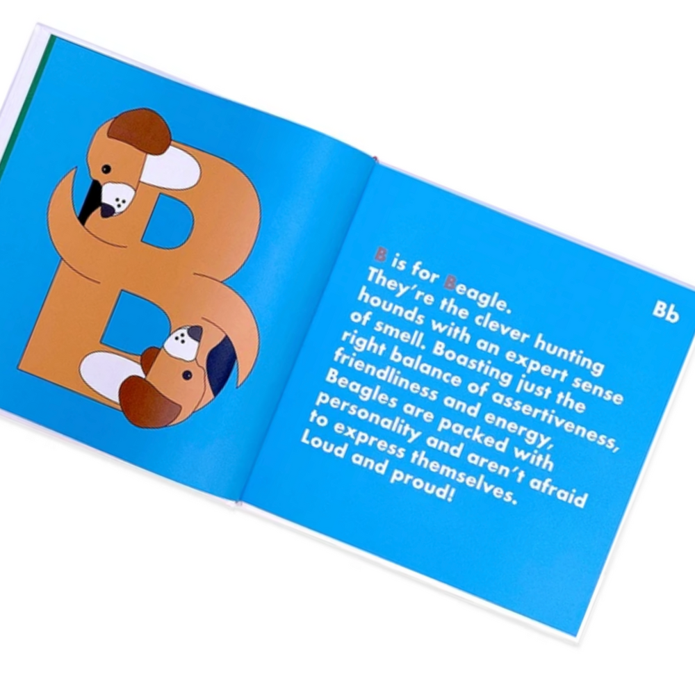 Dog Alphabet Book for kids at DLK – Design Life Kids