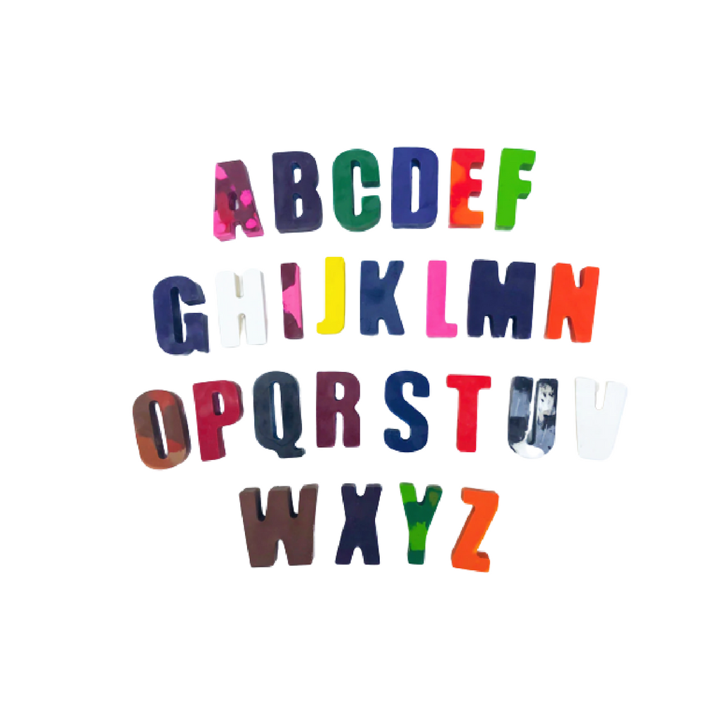 Alphabet Crayons handmade on DLK – Design Life Kids