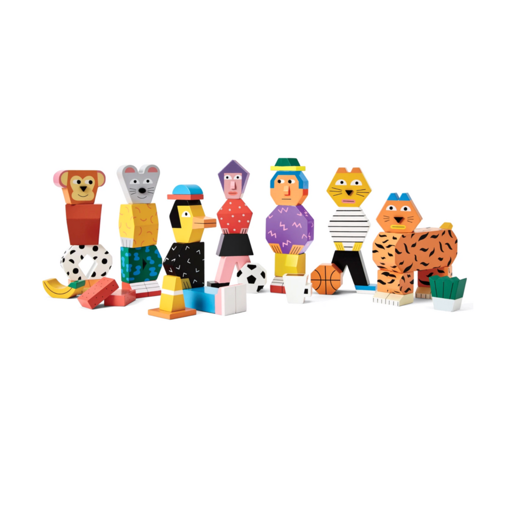 Block Party Collection Figurines on DLK – Design Life Kids