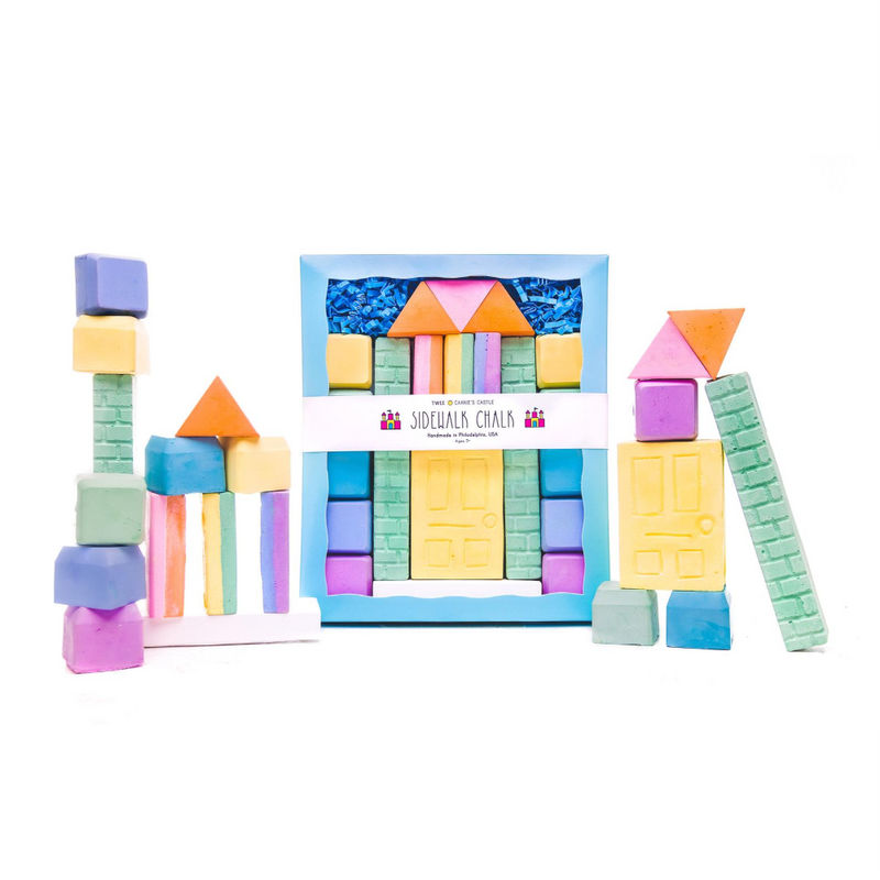 Twee Castle Shaped Chalk Set on Design Life Kids