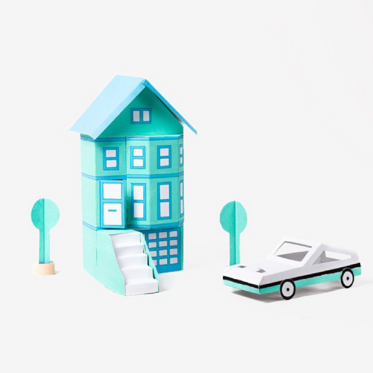 Cinqpoints San Francisco Paper Model Kit – Design Life Kids