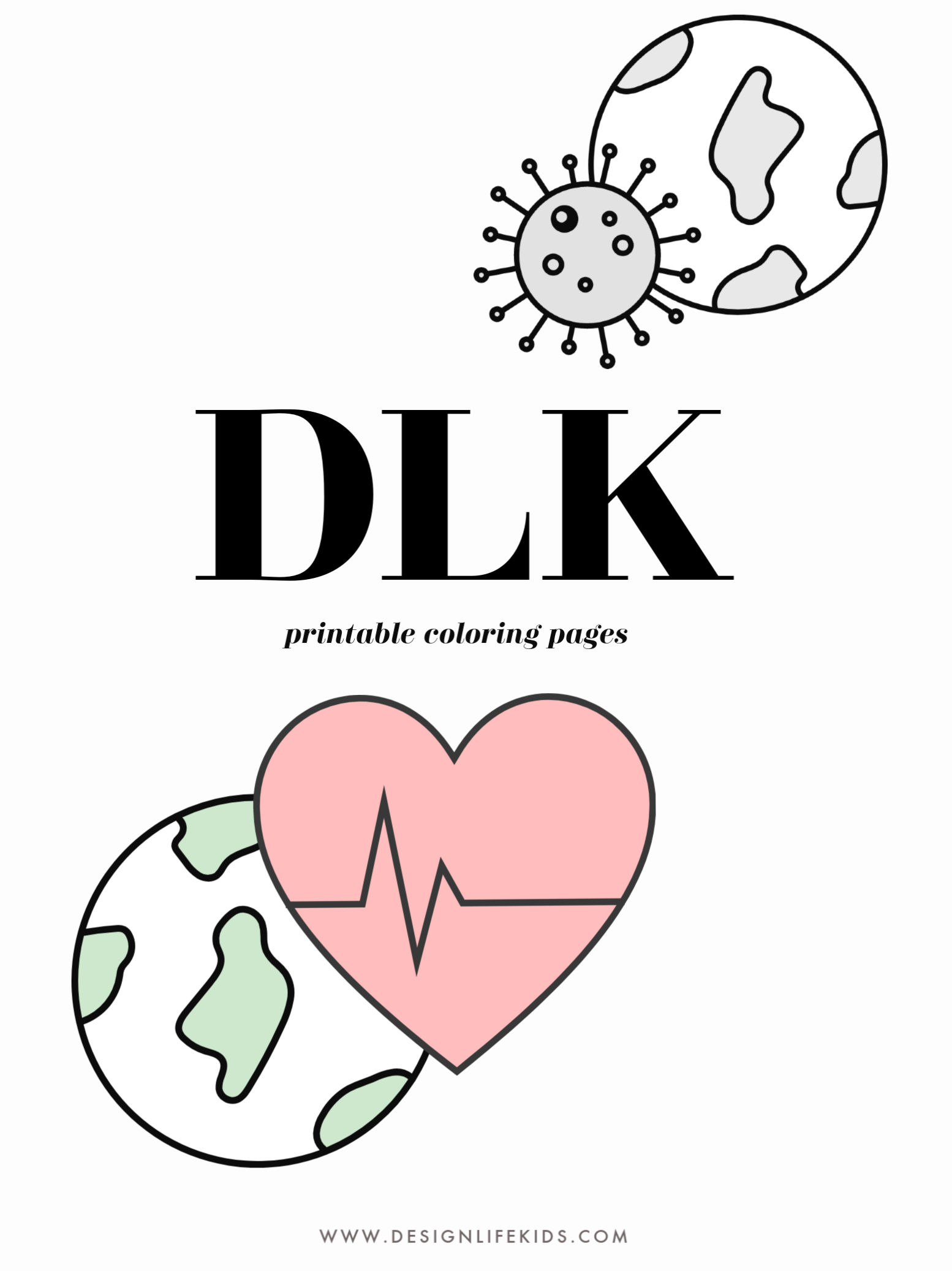 Community Love Coloring Book – Design Life Kids