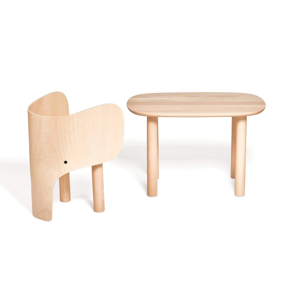 EO Wooden Elephant Table & Chair Set – Design Life Kids