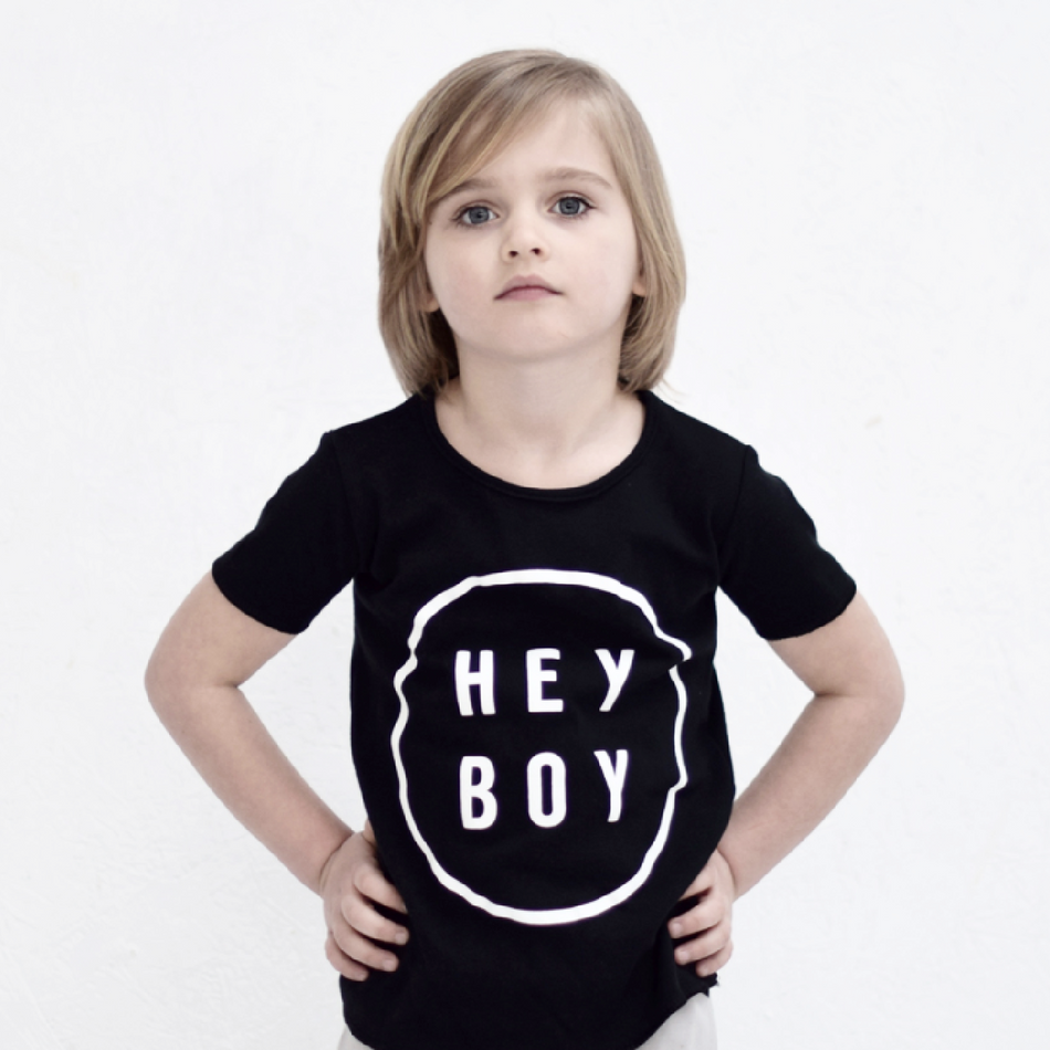 Hey Boy Tee – Design Life Kids