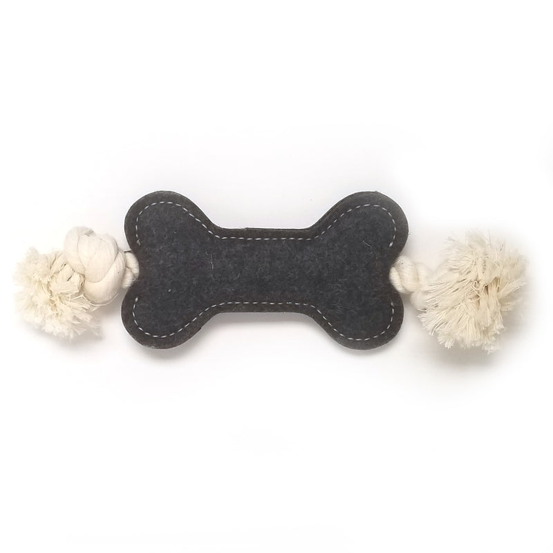 Merino Wool Binky Bone Dog Toy – Design Life Kids