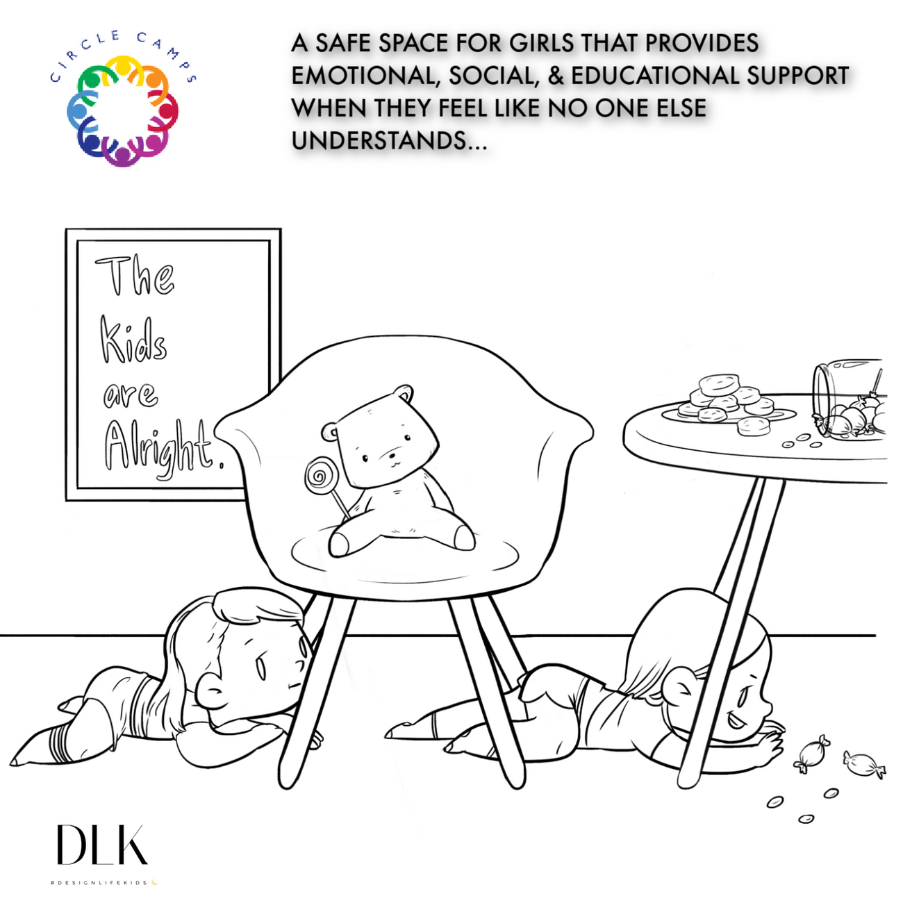 Maya and Senna Coloring Story Printable – Design Life Kids