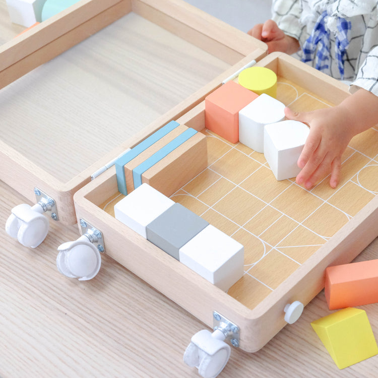 Duo Toys Building Blocks Suitcase on Design Life Kids