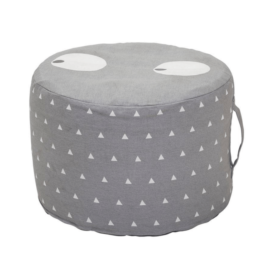 Eyes & Triangles Pouf Ottoman. Shop kids home decor and toys – Design ...