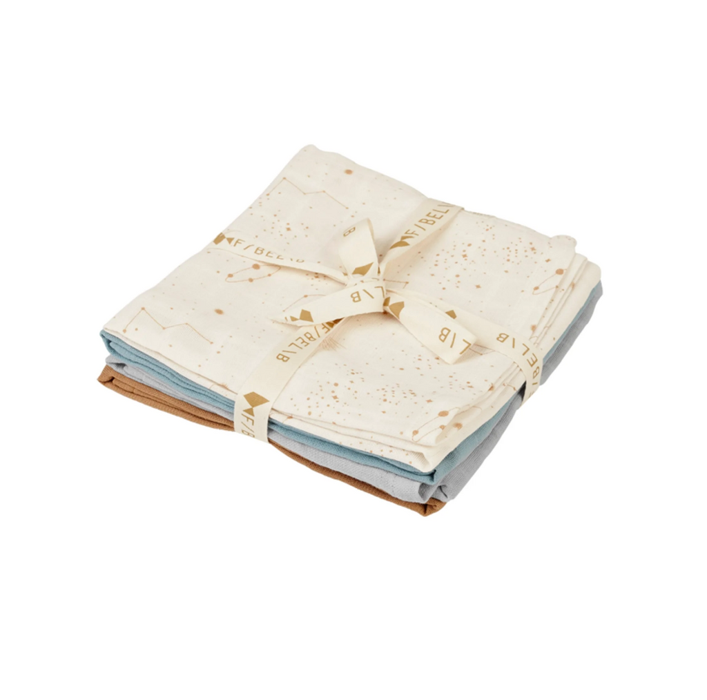 Fabelab Galaxy Organic Muslin Cloth Set – Design Life Kids