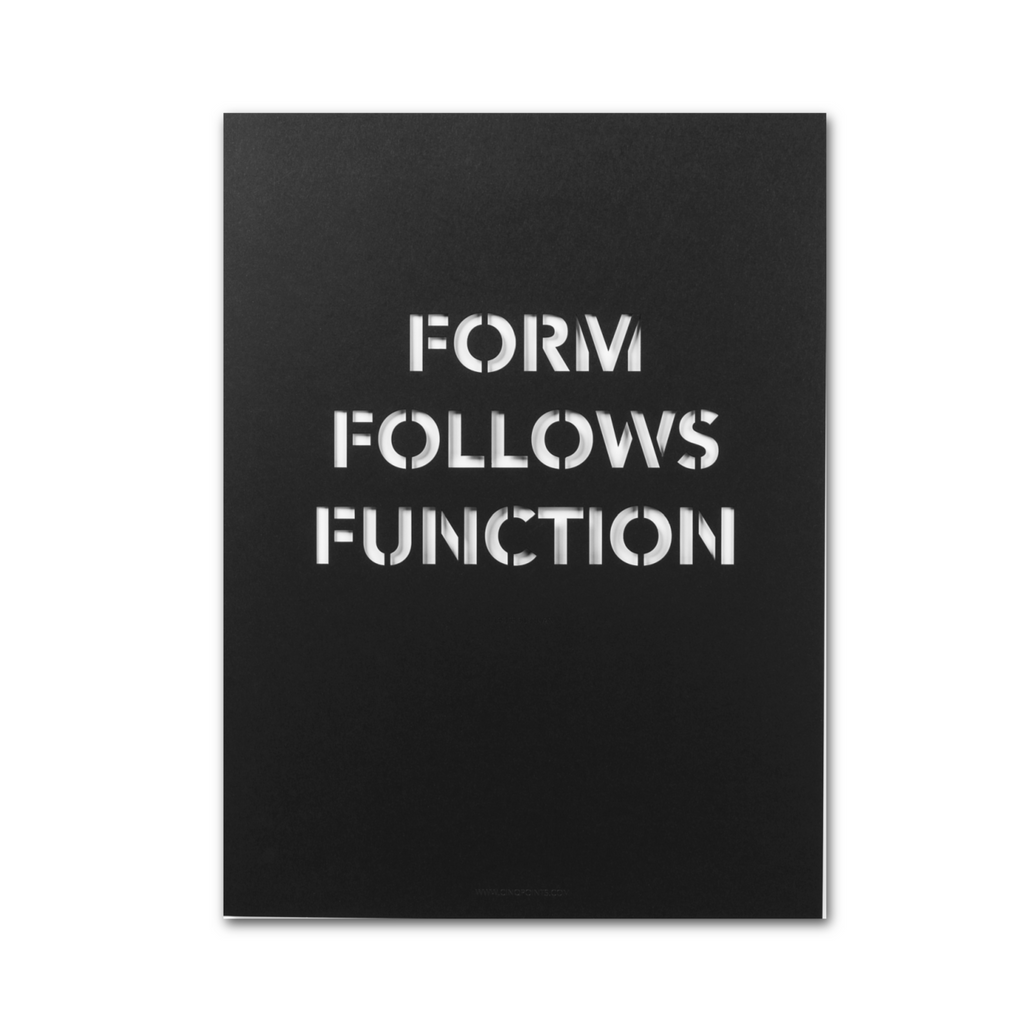Cinqpoints Form Follows Function Art Print – Design Life Kids