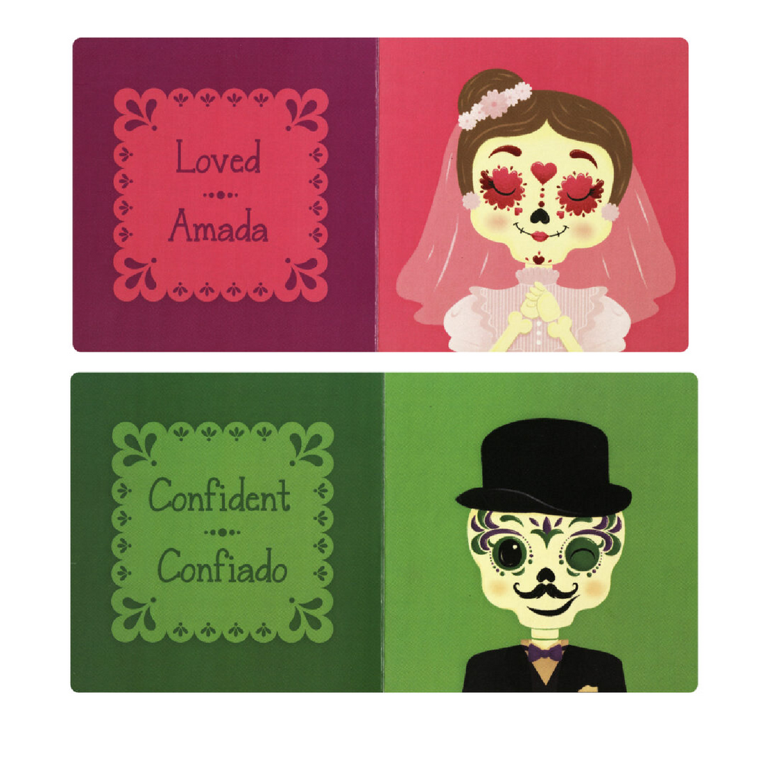 La Catrina Spanish to English Babylit Board Book – Design Life Kids