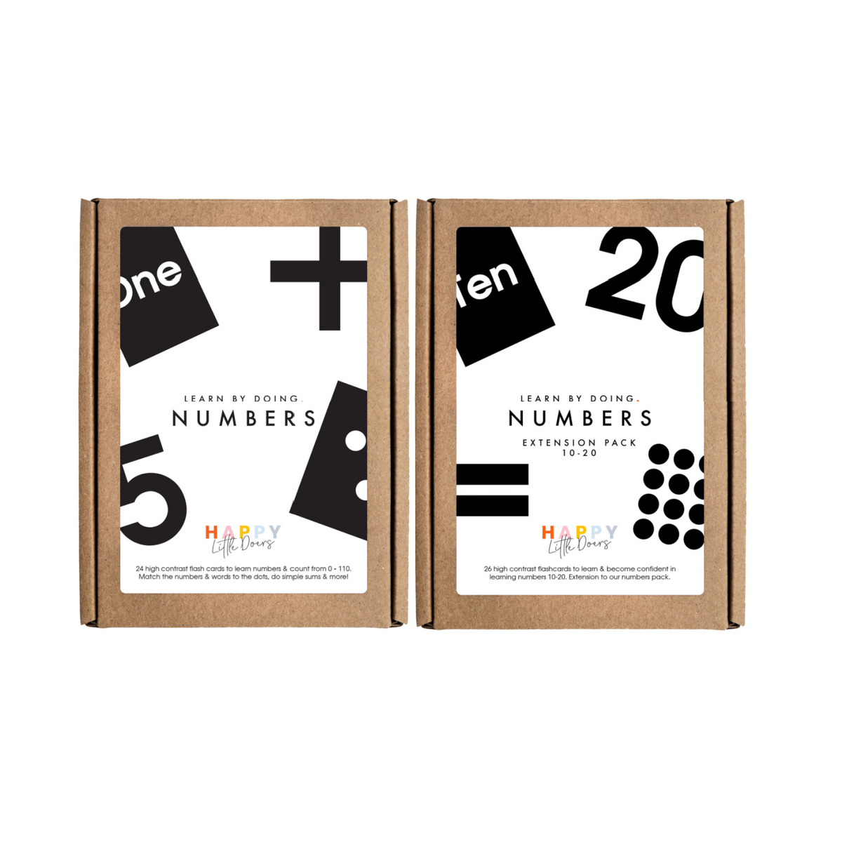 Numbers Flash Card Set – Design Life Kids
