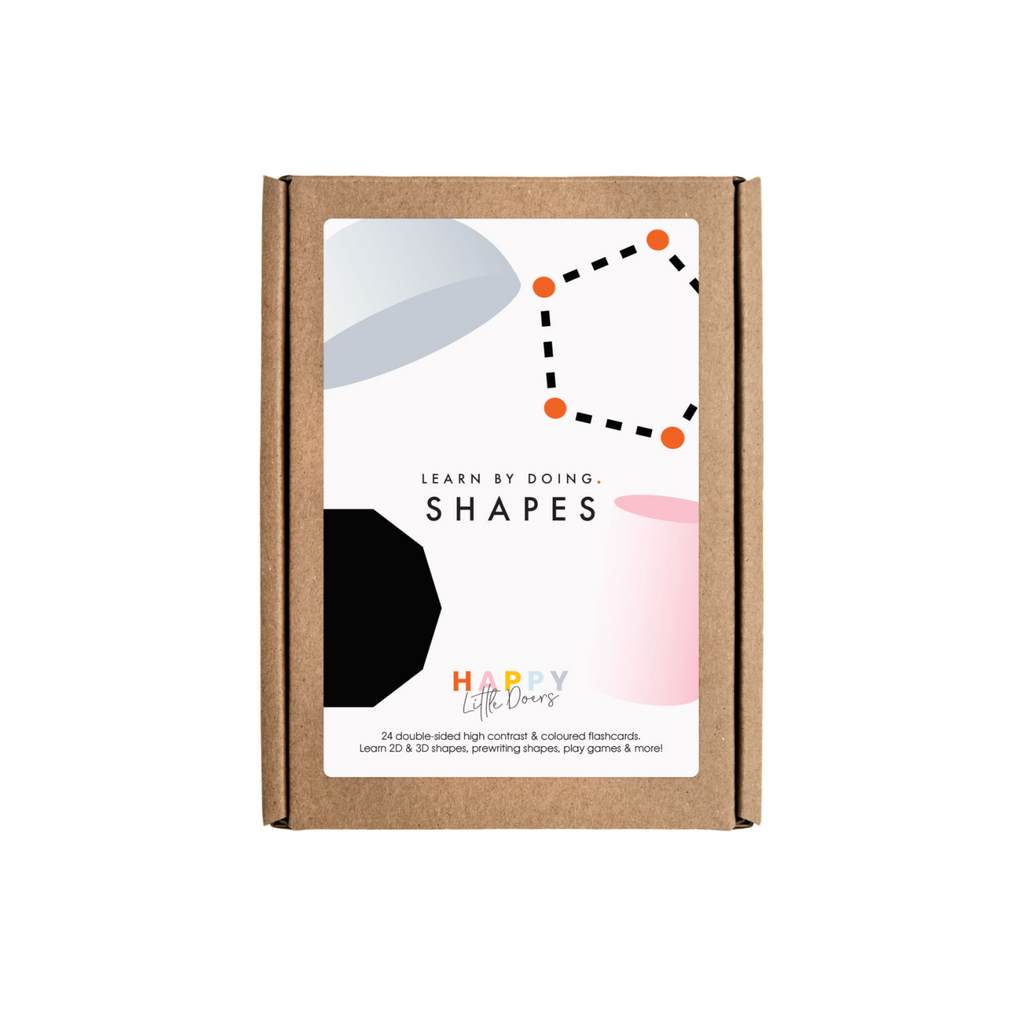 Modern Shapes Flash Cards on Design Life Kids
