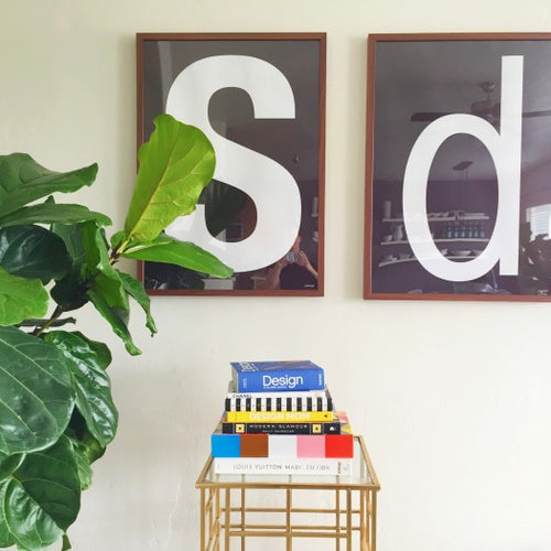 Modern Letter Print – Design Life Kids