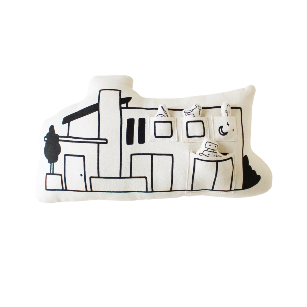 Modern House Interactive Pillow on Design Life Kids