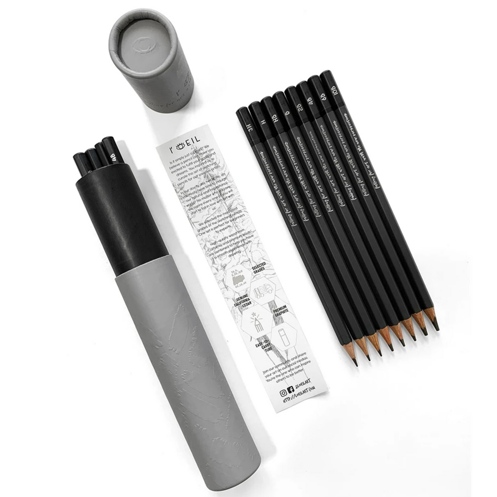 The Eye Graphite Sketching Pencil Set – Design Life Kids