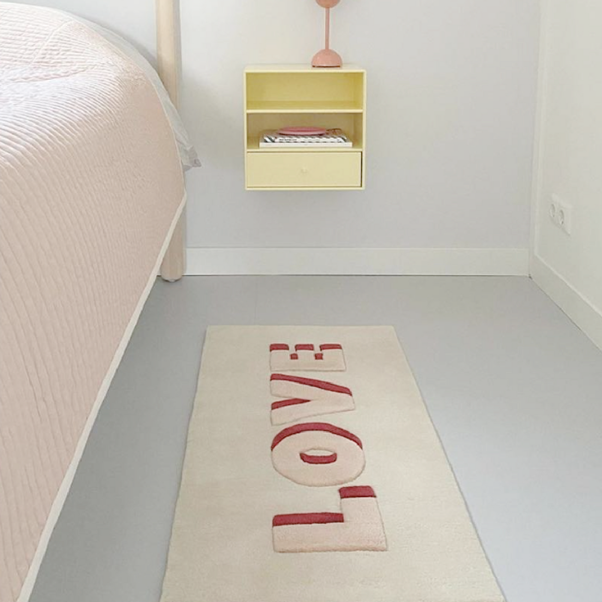 Beautiful Love Rug for all ages on DLK – Design Life Kids