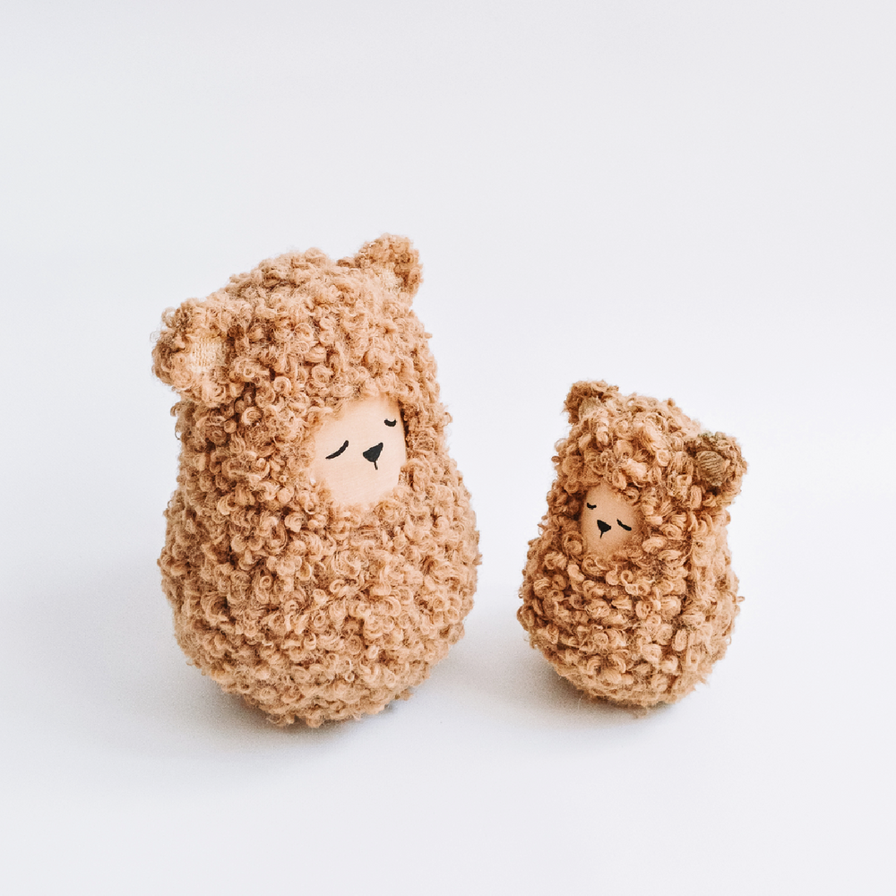Handmade Musical Roly Poly Bear on Design Life Kids