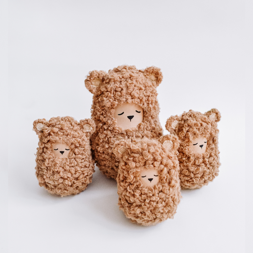Handmade Musical Roly Poly Bear on Design Life Kids