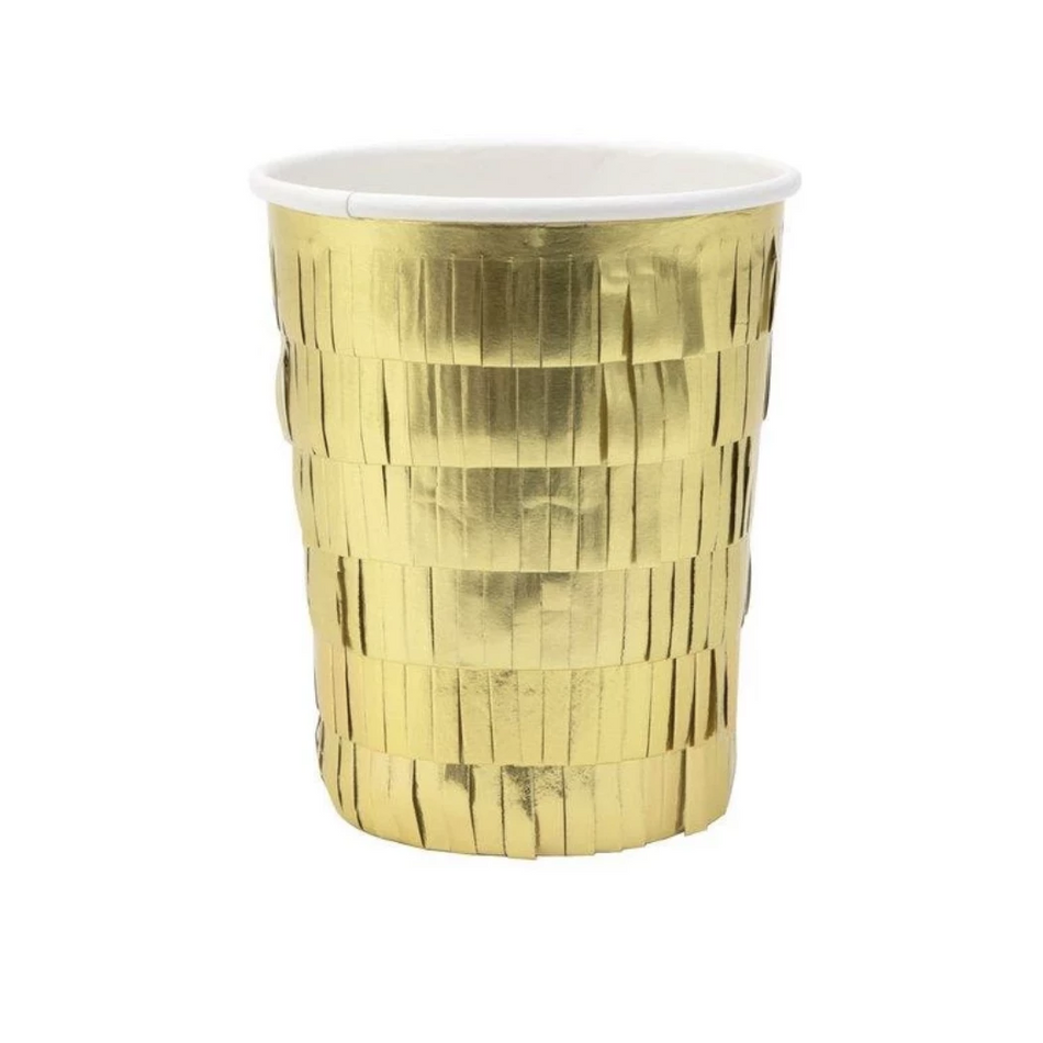 Metallic Fringe Party Cups – Design Life Kids