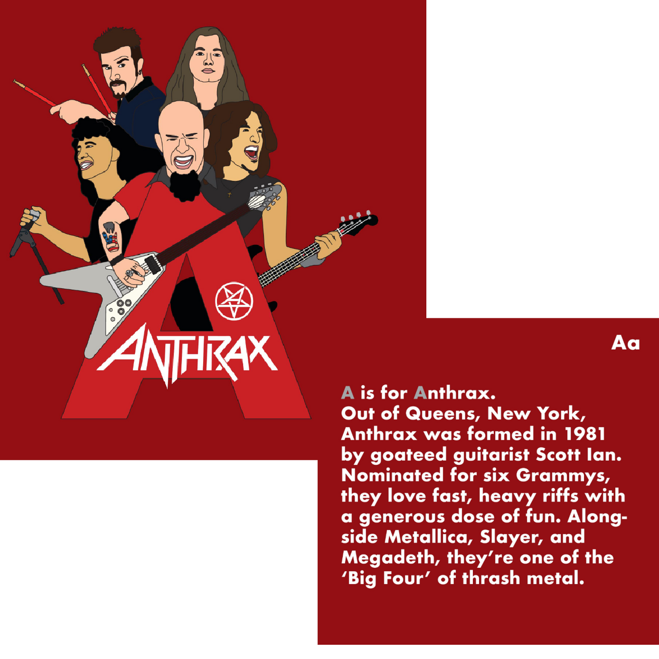 Alphabet Legends Book - Metal – Design Life Kids