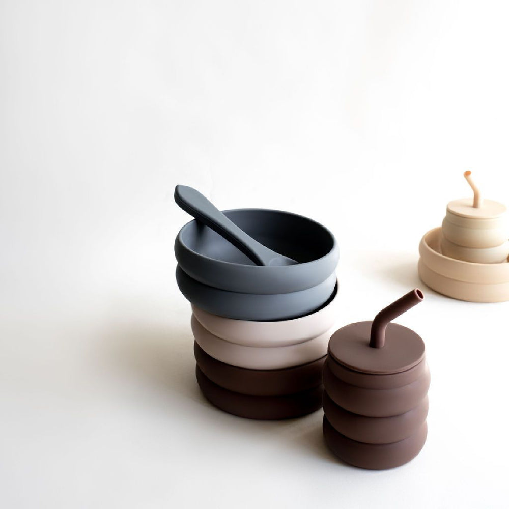 Minna Kids Modern Silicone Dishware Breakfast Set at DLK – Design Life Kids