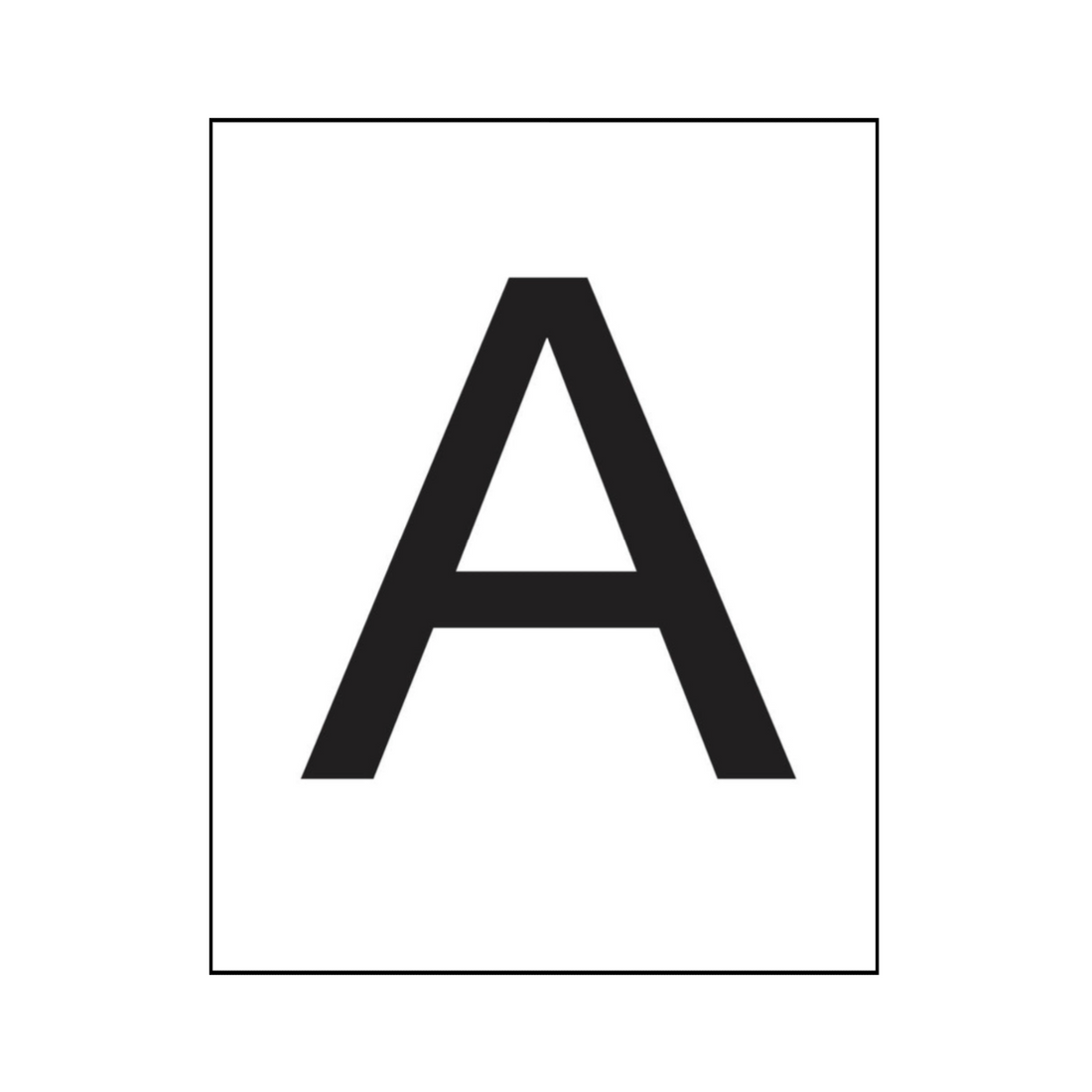 Modern Letter Print – Design Life Kids